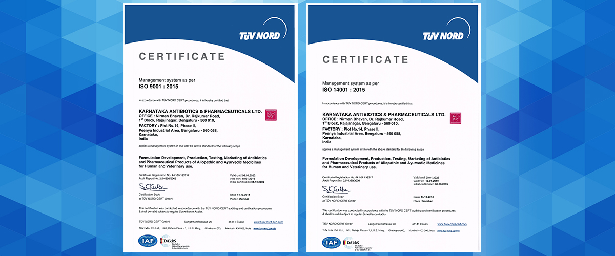 KAPL – KAPL | KARNATAKA ANTIBIOTICS & PHARMACEUTICALS LIMITED